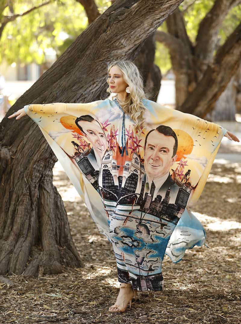 McGown and Millstar dress – Joanne Colely